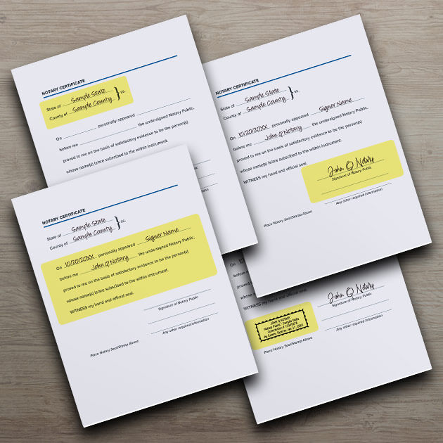 How To Fill Out A Notary Certificate NNA
